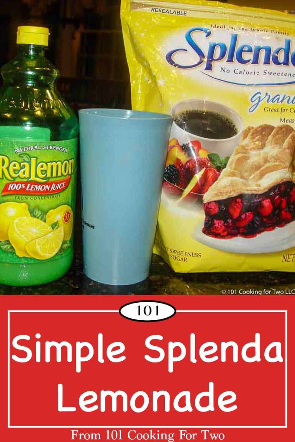 Simple Splenda Lemonade - 101 Cooking For Two