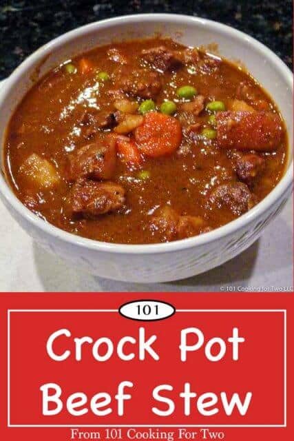 Crock Pot Beef Stew | 101 Cooking For Two