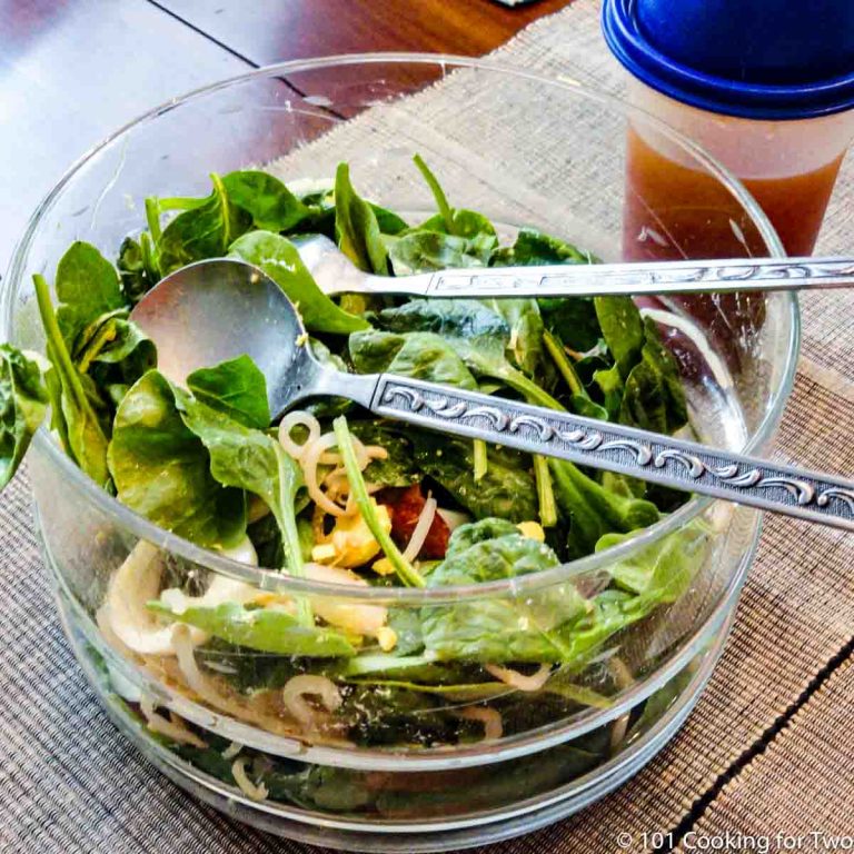 Fresh Spinach Salad | 101 Cooking For Two