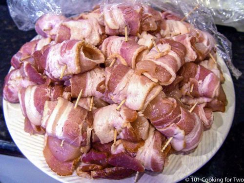 Bacon Wrapped Chicken Bites—Sweet & Spicy - 101 Cooking For Two
