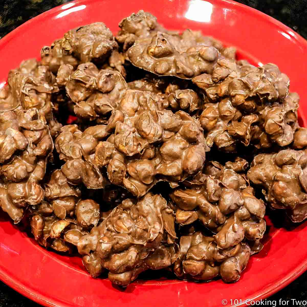 Crock Pot Chocolate Peanut Clusters - 101 Cooking For Two