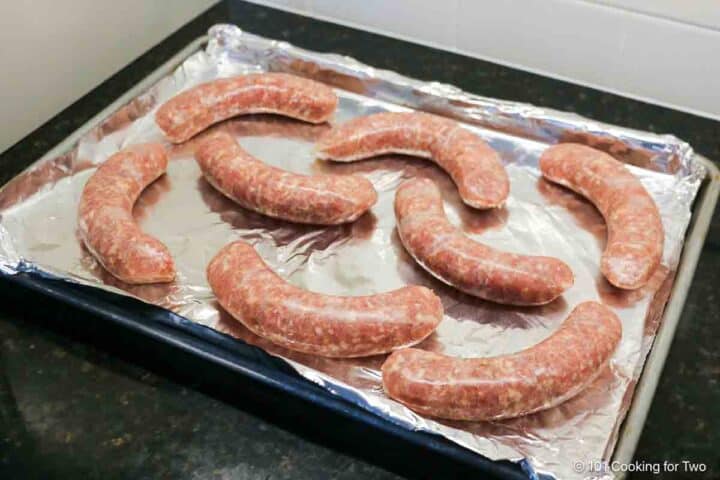 How To Cook Sausage in the Oven - 101 Cooking For Two