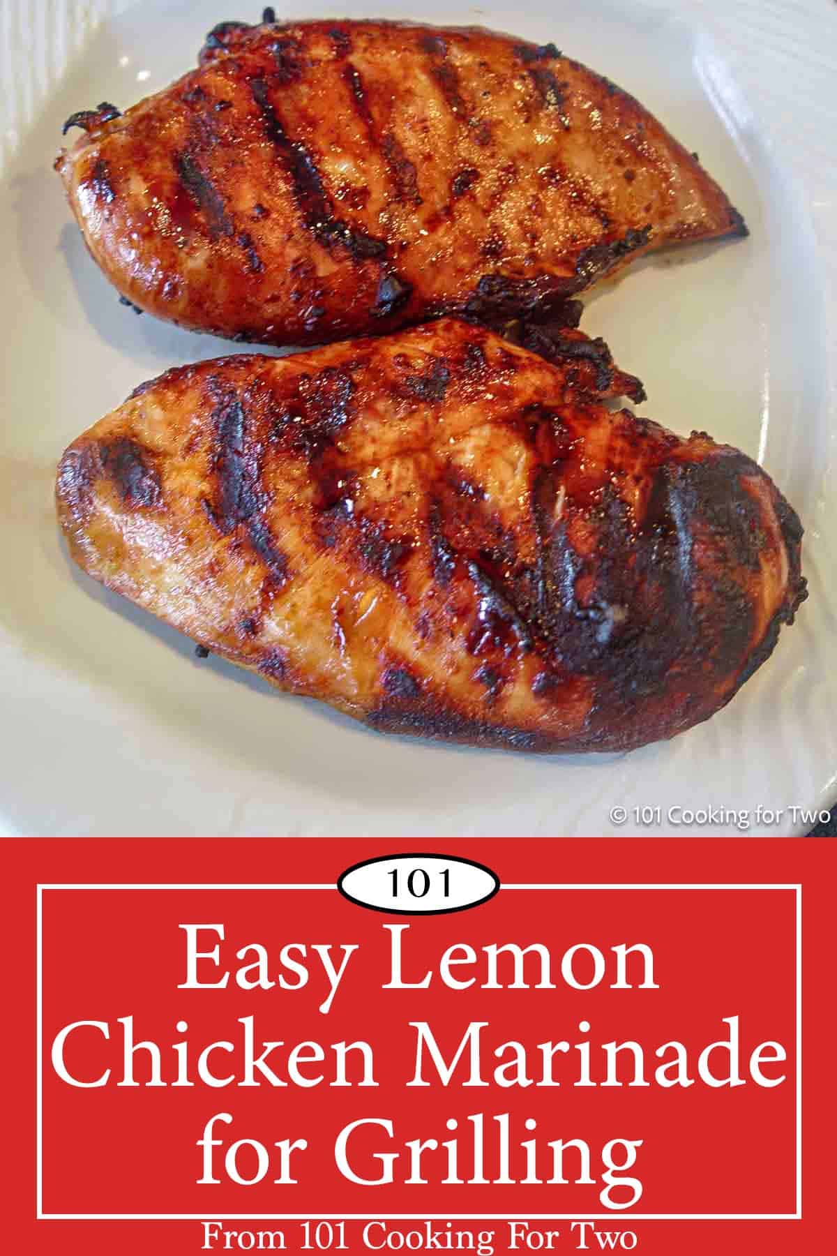 Easy Lemon Chicken Marinade for Grilling (30 Mins!) - 101 Cooking For Two